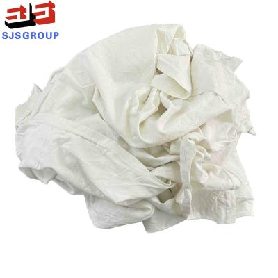 Cina Maglietta bianca Rags del cotone di Marine Cleaning Strong Water Absorbency 10kg 100 in vendita
