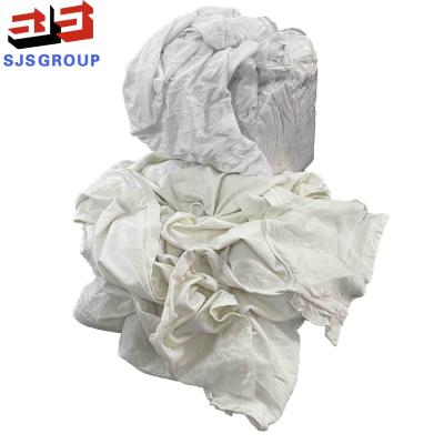 Cina Maglietta bianca Rags del cotone di Marine Cleaning Strong Water Absorbency 10kg 100 in vendita