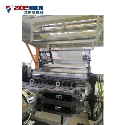 Cina Linea di produzione delle mattonelle dell'espulsore del pavimento del PVC, pavimentazione di plastica di SPC che fa macchina in vendita