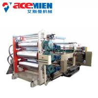 China PVC Imitation Artificial Marble Making Machine Decoration With UV Coating for sale