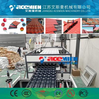 Китай Машина листа крыши PVC 148KW пластиковая для бамбуковой формы испанской картины продается