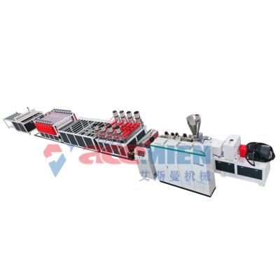 Cina 220KW schiuma gemellata conica del PVC della vite 550kgs/H che fa macchina in vendita