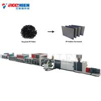 China Single Screw Weight 8-20 T Extrusion Mould PP Plastic Construction Formwork Machine for sale