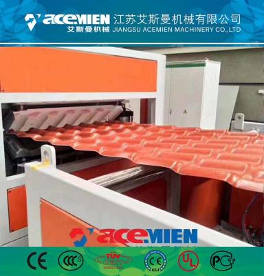 China High Speed Glazed Plastic Roofing Tile / Sheet Manufacturing Machine à venda