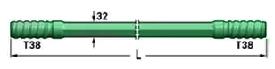 Extention T38 Thread DTH Drill Pipe Rods Male Male Connection 2
