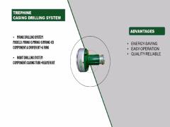 Sistema di perforazione per involucri concentrici a sovraccarico Mring da 89 mm con anello per ingegneria