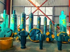 bocados de encaixotamento permanentes de 194mm Ring Overburden Drilling System DTH para o poço de água
