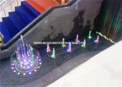 China Indoor Decorative Water Fountain With Multicolored Light For Villa / Super Market for sale