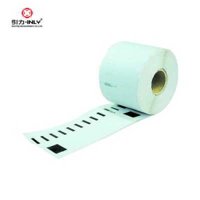 China label printing machine roll sticker Dymo 99014 Compatible Label  direct thermal label for sale