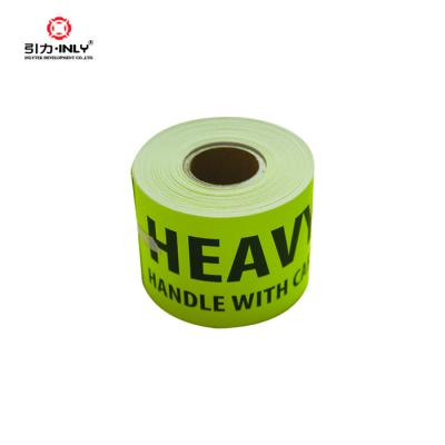 China Factory supply Fragile label STICKER round sticker HEAVYlabel for sale