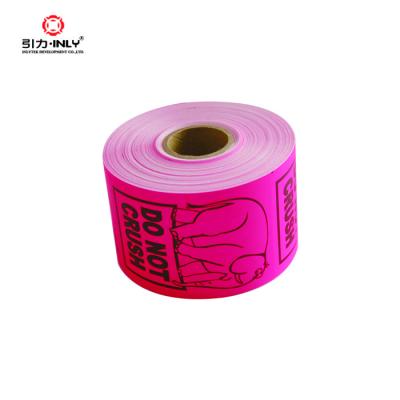 China ODM/OEM Fragile label WARNING LABEL DO NOT CRUSH for sale
