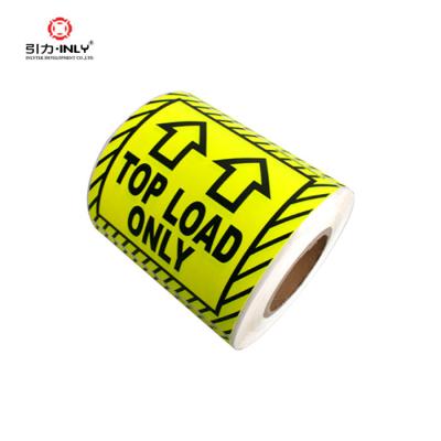 China Factory supply good quality shipping label TOP LOAD ONLY for sale