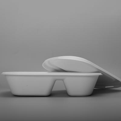 Cina Contenitori biodegradabili amichevoli di insalata di Eco in vendita