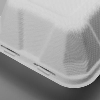 中国 3つのコンパートメントMicrowavable生物分解性のファースト・フード テークアウト箱の卸売の食料調達の使い捨て可能な食品容器行くため 販売のため