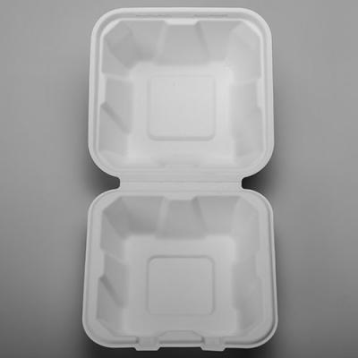 中国 3つのコンパートメントMicrowavable生物分解性のファースト・フード テークアウト箱の卸売の食料調達の使い捨て可能な食品容器行くため 販売のため