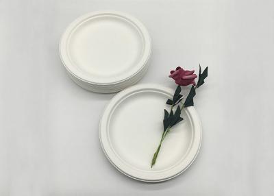 China Bagaço descartável amigável da cana-de-açúcar de Eco placa do bolo redondo da louça do alimento de 7 polegadas à venda