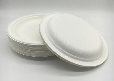 China Bagaço descartável amigável da cana-de-açúcar de Eco placa do bolo redondo da louça do alimento de 7 polegadas à venda