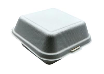 China Sandwich 20g 150x150x40mm Biologisch afbreekbare Meeneemcontainers Te koop