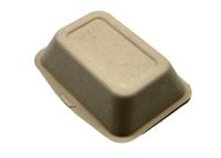 China Biodegradable 7 ×5 Inch Bagasse Clamshell Containers 20g for sale