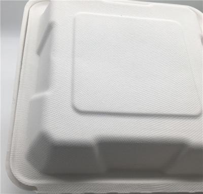 Cina Contenitori da portar via biodegradabili Microwavable 45g di 23×22×5cm in vendita