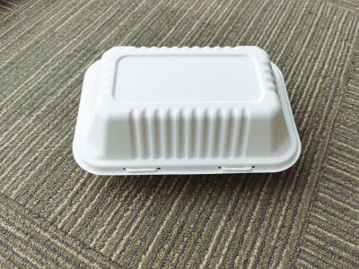 Cina Biodegradabile a 9×6 pollici da andare contenitori di alimento in vendita