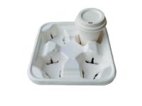 China Sugarcane Biodegradable Cups And Lids for sale