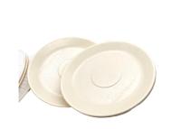 China Biodegradable Round 8 Inch  18g Corn Starch Plates for sale