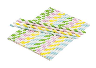Cina Multi BPA colorati liberano le paglie di carta amichevoli della terra di 146×6mm in vendita