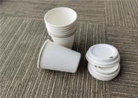 China 16 Ounce Sugarcane Pulp Biodegradable Cups And Lids for sale