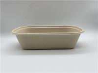China 850ML Sugarcane Takeaway Biodegradable Salad Boxes for sale