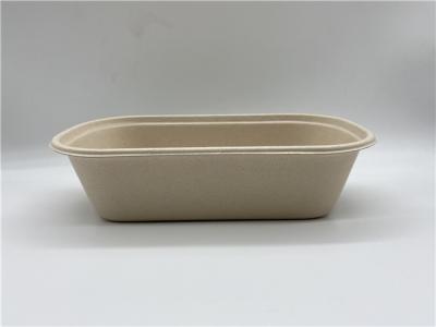 Cina Contenitori biodegradabili asportabili di insalata della canna da zucchero 850ML in vendita