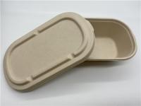 China 850ML Sugarcane Takeaway Biodegradable Salad Boxes for sale