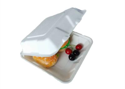 China Biologisch afbreekbare suikerriet de Pulp neemt Voedselcontainers 9 Duim Te koop