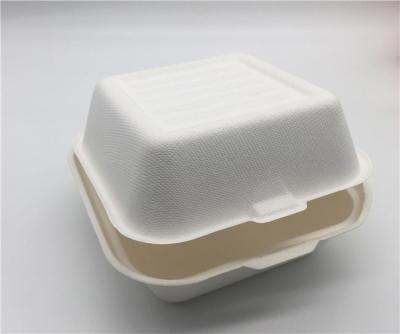 Cina 6x6 misurano i contenitori in pollici da portar via biodegradabili in vendita