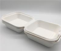 China 6x6 Inch  Biodegradable Takeout Containers for sale