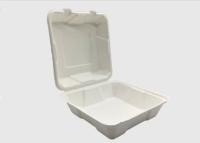 China Dinnerware  8×8 Inch 100% Biodegradable Takeout Containers for sale