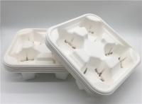 China 4 Compartment Biodegradable Cups and Lids for sale