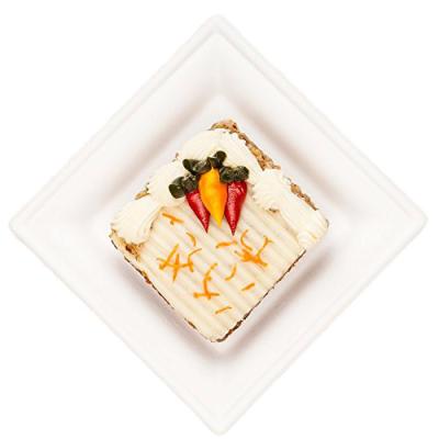 China 6 Platen van het de Rechthoek de Biologisch afbreekbare Suikerriet van de duim10g Cake Te koop