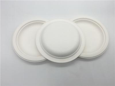 China 6/7 descartáveis /8.75/9 placas biodegradáveis do bagaço da cana-de-açúcar de 10 polegadas à venda