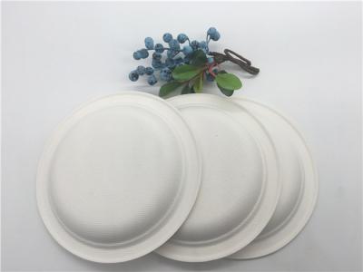 China 6/7 descartáveis /8.75/9 placas biodegradáveis do bagaço da cana-de-açúcar de 10 polegadas à venda