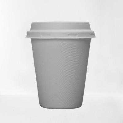 Cina La bagassa ha modellato le tazze ed i coperchi biodegradabili a perfetta tenuta della polpa 8oz 250ml in vendita