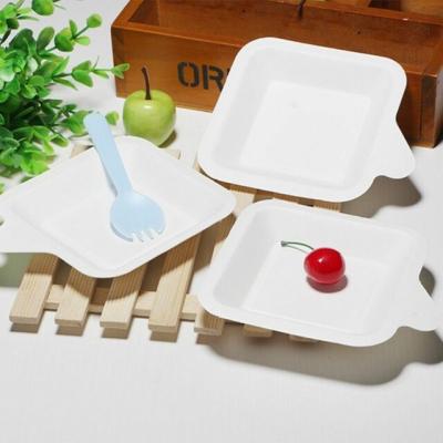 中国 5インチ5.5gの使い捨て可能なサトウキビのバガスの版 販売のため
