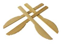 China Compostable17cm Disposable Natural Bamboo Cutlery Sets for sale