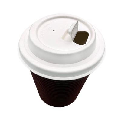 Китай Устранимые крышки кофейной чашки пульпы 8oz 12oz сахарного тростника продается