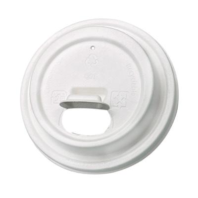 Cina Vite riciclabile della bagassa della canna da zucchero di 100% sui coperchi per le tazze di 8oz 12oz 16oz in vendita