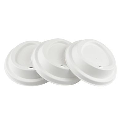 Китай крышки кофейной чашки 90mm Biodegradable сахарного тростника 80mm многоразовые для перемещения продается