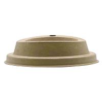 China Leakproof Compostable Sugarcane Bagasse Coffee Cup Cap for sale