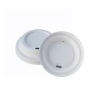 China 8cm Biodegradable Sugarcane Pulp Coffee Cups With Lids for sale