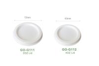 China 8cm Biodegradable Sugarcane Pulp Coffee Cups With Lids for sale