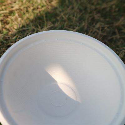 China 80 90mm Biologisch afbreekbare Deksels van de Bagassekop voor het Hete Koude Drinken Te koop